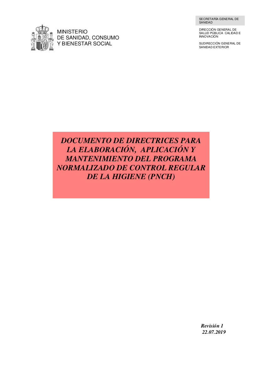Directrices para la Elaboración, Aplicación y Mantenimiento del ...